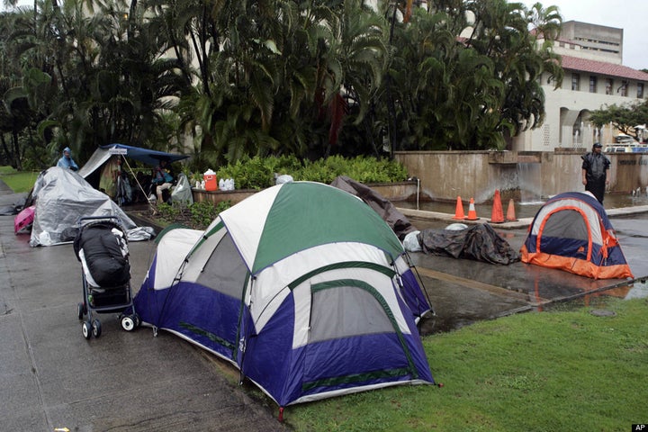 Honolulu Homeless: Hundreds Protest New Housing Program | HuffPost Impact