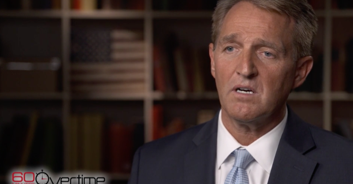 Jeff Flake If Kavanaugh Lied His Nomination Will Be Over Huffpost