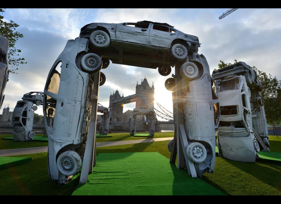 Artist Tommy Gun Creates Stonehenge From Old Cars (PHOTOS) | HuffPost ...