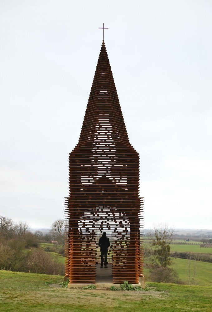 A 'Disappearing' Cathedral In The Netherlands, Made Of Steel And ...