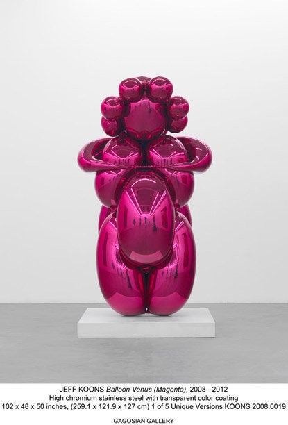 Jeff Koons Exhibit: 'New Painting And Sculpture' Hits Gagosian Gallery ...
