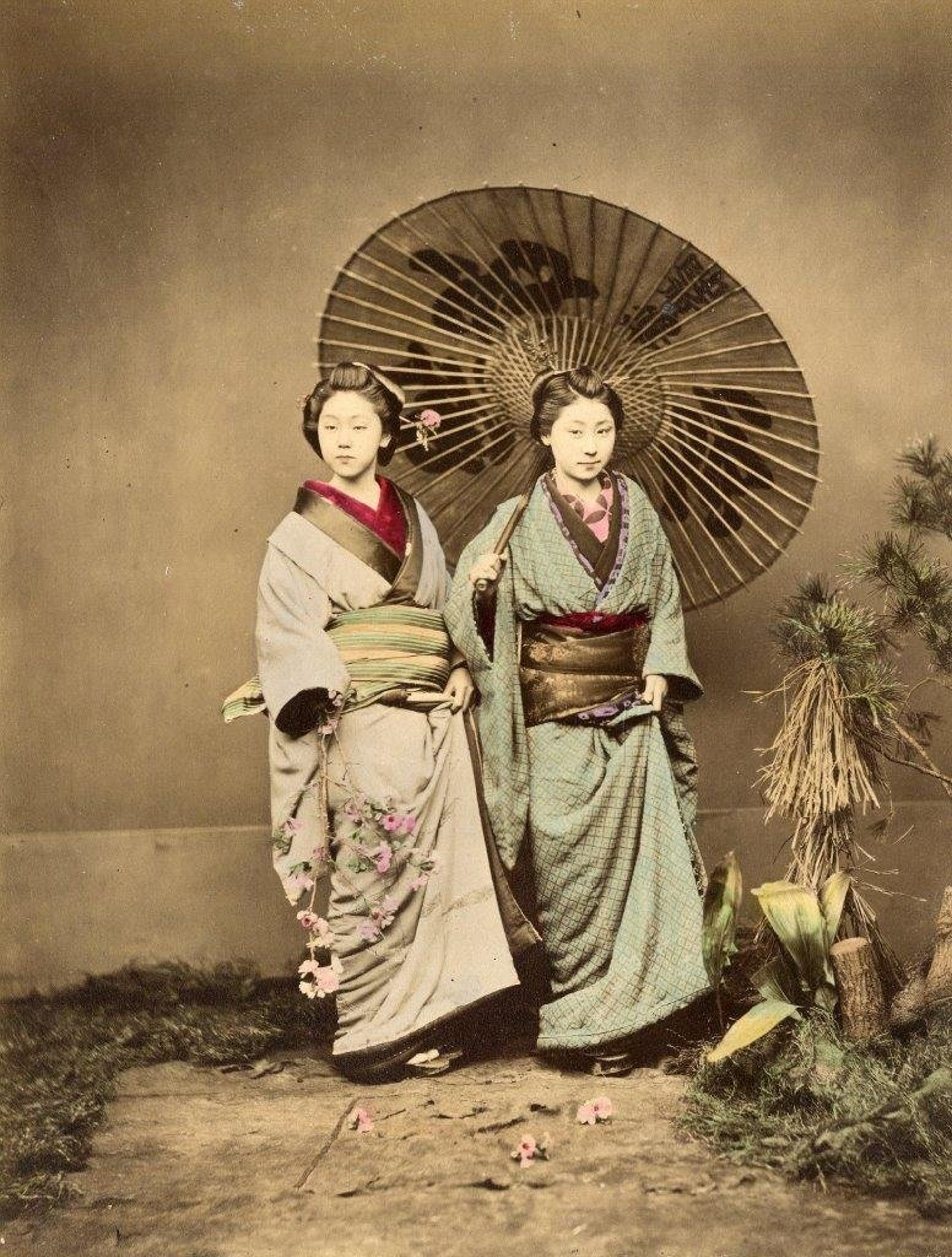 Japanese Samurai And Courtesans Brought To Life In Vivid, Colorized ...