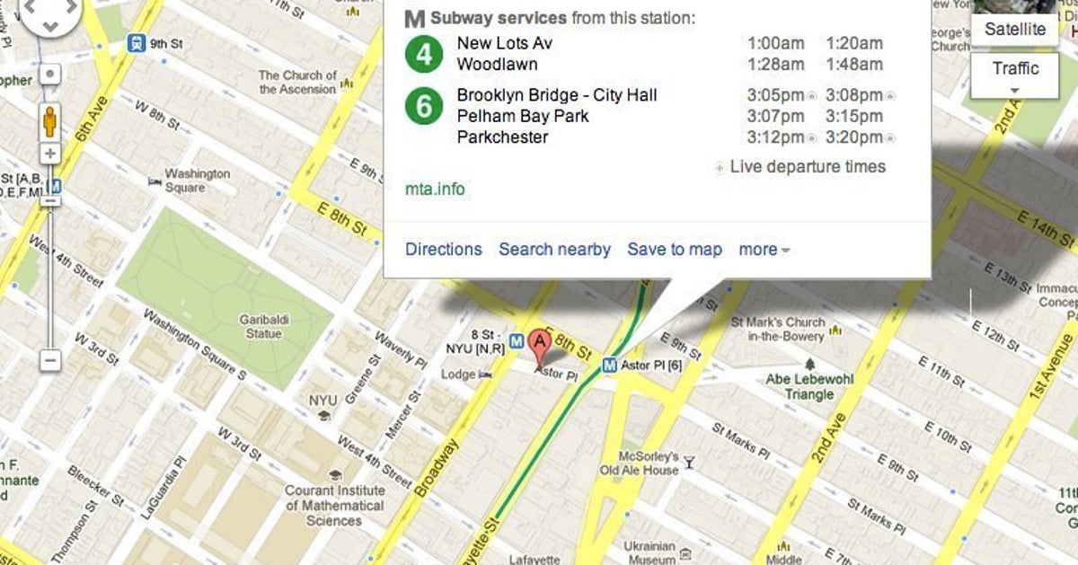 Google Maps Adds Real-Time Train Updates For New York City Subways ...