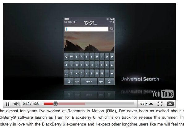BlackBerry 6 OS: What You Need To Know | HuffPost Life