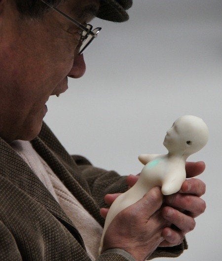 Elfoid: 'Fetus-Like' Robot Cellphone Will Creep You Out (VIDEO ...