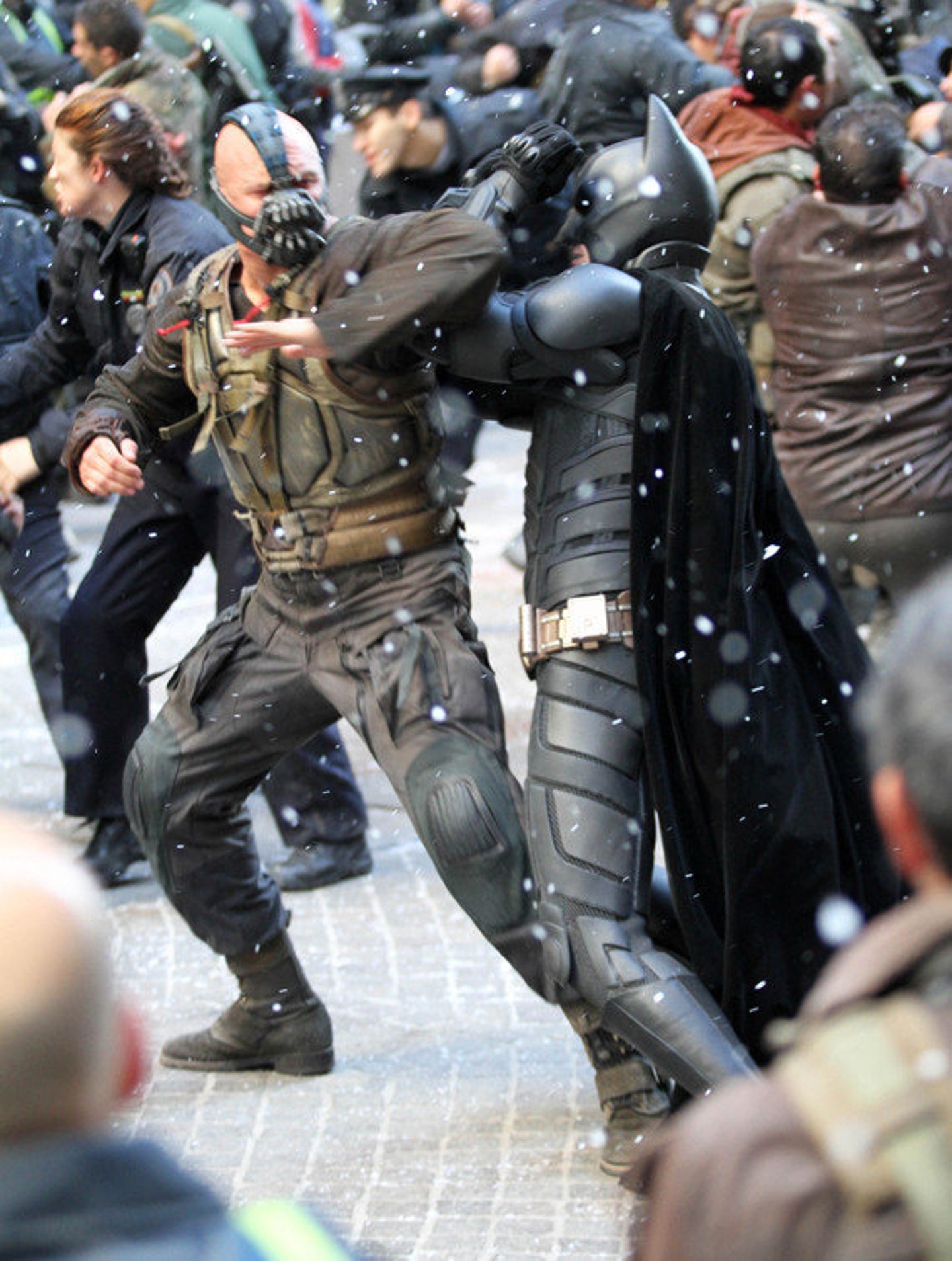 Batman 'The Dark Knight Rises' Films In New York City (PHOTOS ...