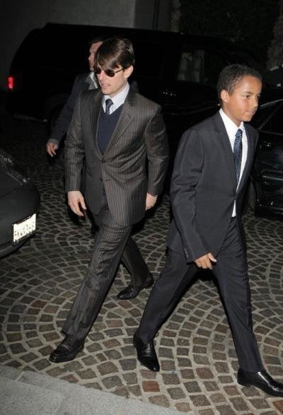 Tom Cruise Dines Out With Connor For Birthday | HuffPost Entertainment