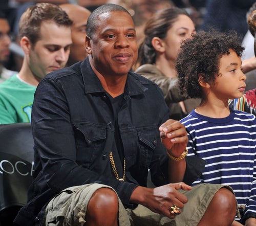 Baby Blue Ivy And Jay Z