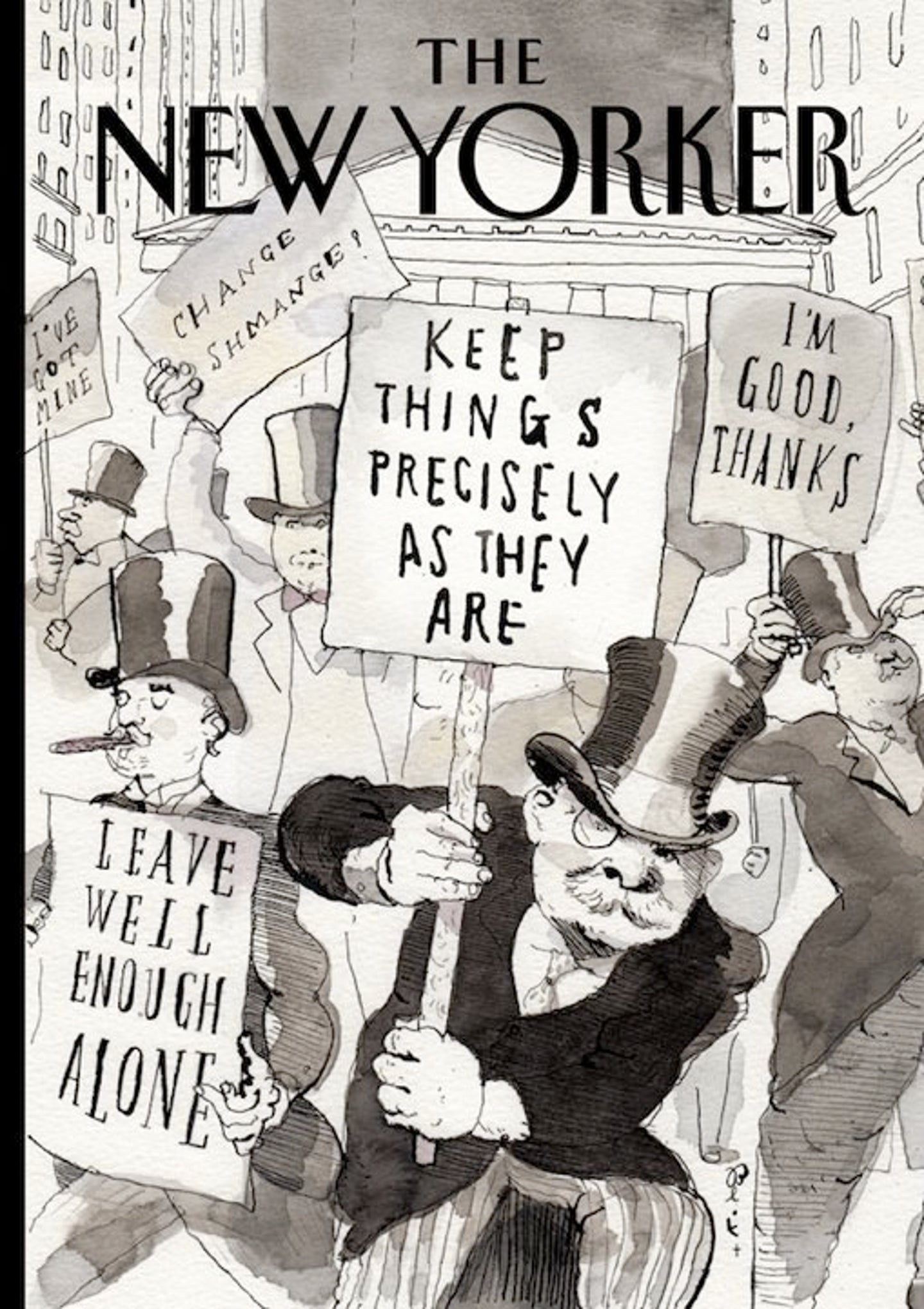 New Yorker Occupy Wall Street Cover: What The One Percent Would Protest ...