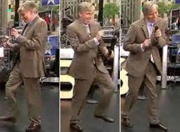 David Gregory Gets Dance Tips From Chris Brown, Dances (VIDEO ...