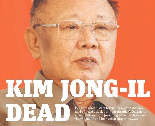Kim Jong Il Dead: Newspaper Front Pages (PHOTOS) | HuffPost Latest News
