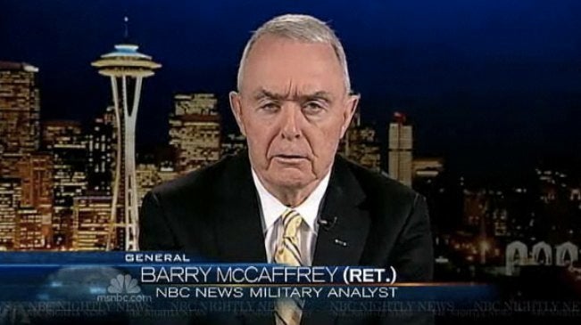 Gen. Barry McCaffrey Privately Briefs NBC Execs On War With Iran ...