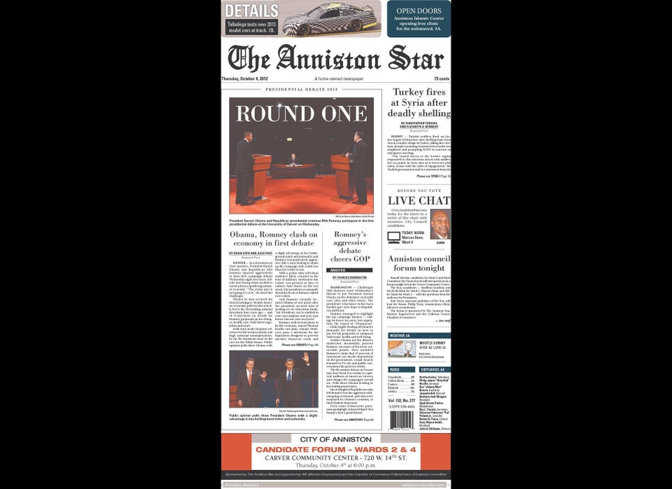 First Debate Dominates Newspaper Front Pages (PHOTOS) | HuffPost Latest ...