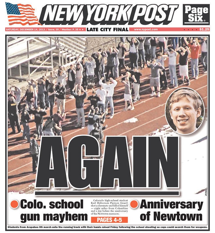 Newtown Anniversary Front Pages Will Break Your Heart All Over Again ...