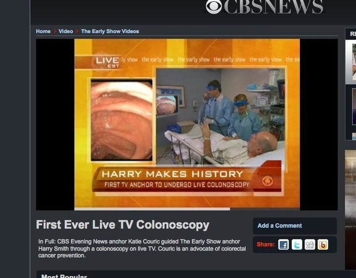 Harry Smith Colonoscopy LIVE On CBS 'Early Show' (VIDEO) | HuffPost ...