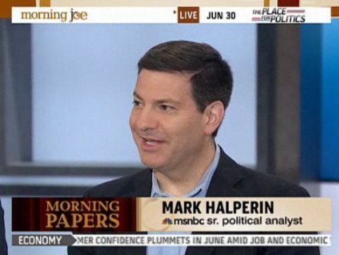 Mark Halperin Joins MSNBC As Contributor (VIDEO) | HuffPost Latest News