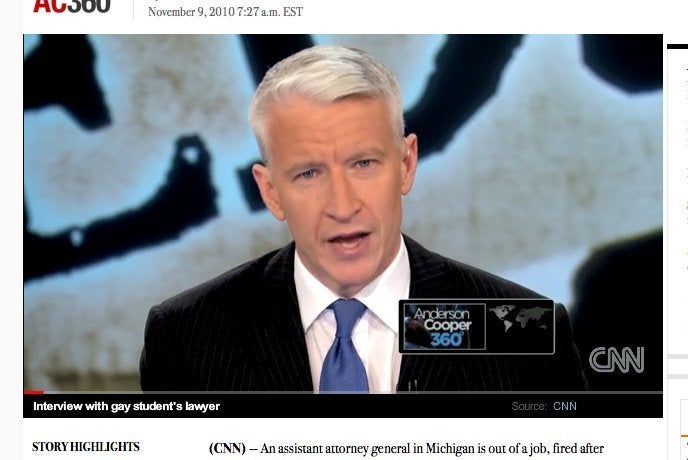 Anderson Cooper: Andrew Shirvell Responsible For His Firing, Not ...