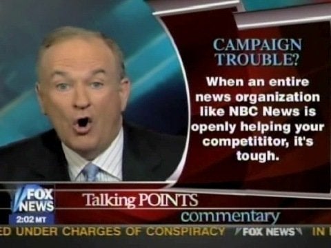O'Reilly: NBC Openly Supports Obama | HuffPost Latest News