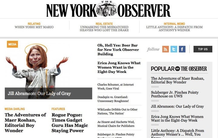 New York Observer Website Gets A Facelift | HuffPost Latest News