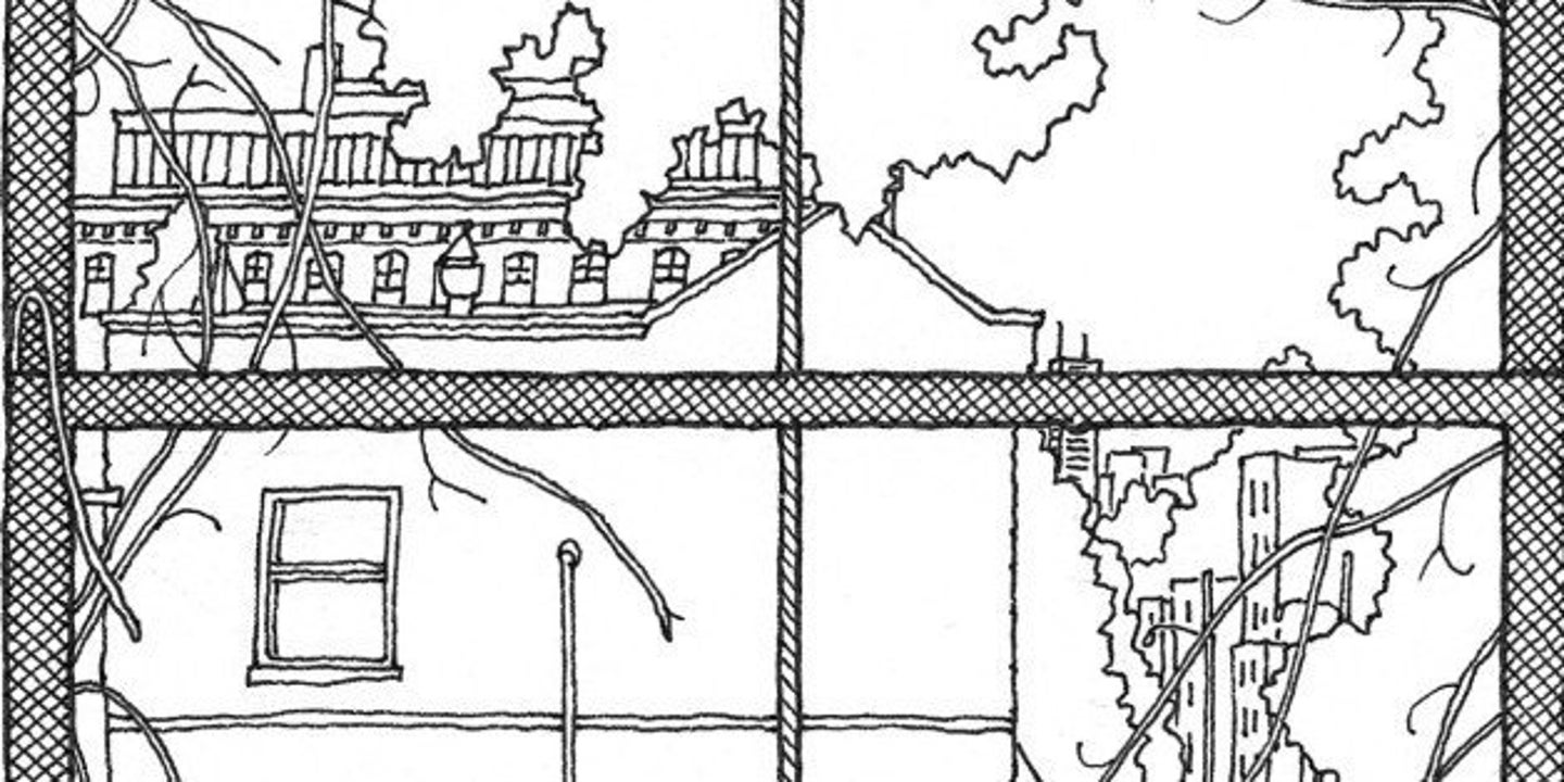 Matteo Pericoli Gorgeously Illustrates Writers' Views And Workspaces ...