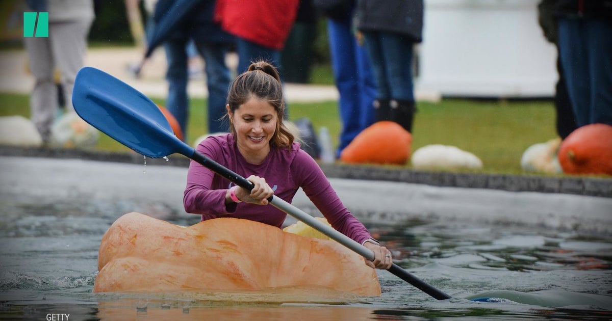Pumpkin Paddle Races | HuffPost Videos