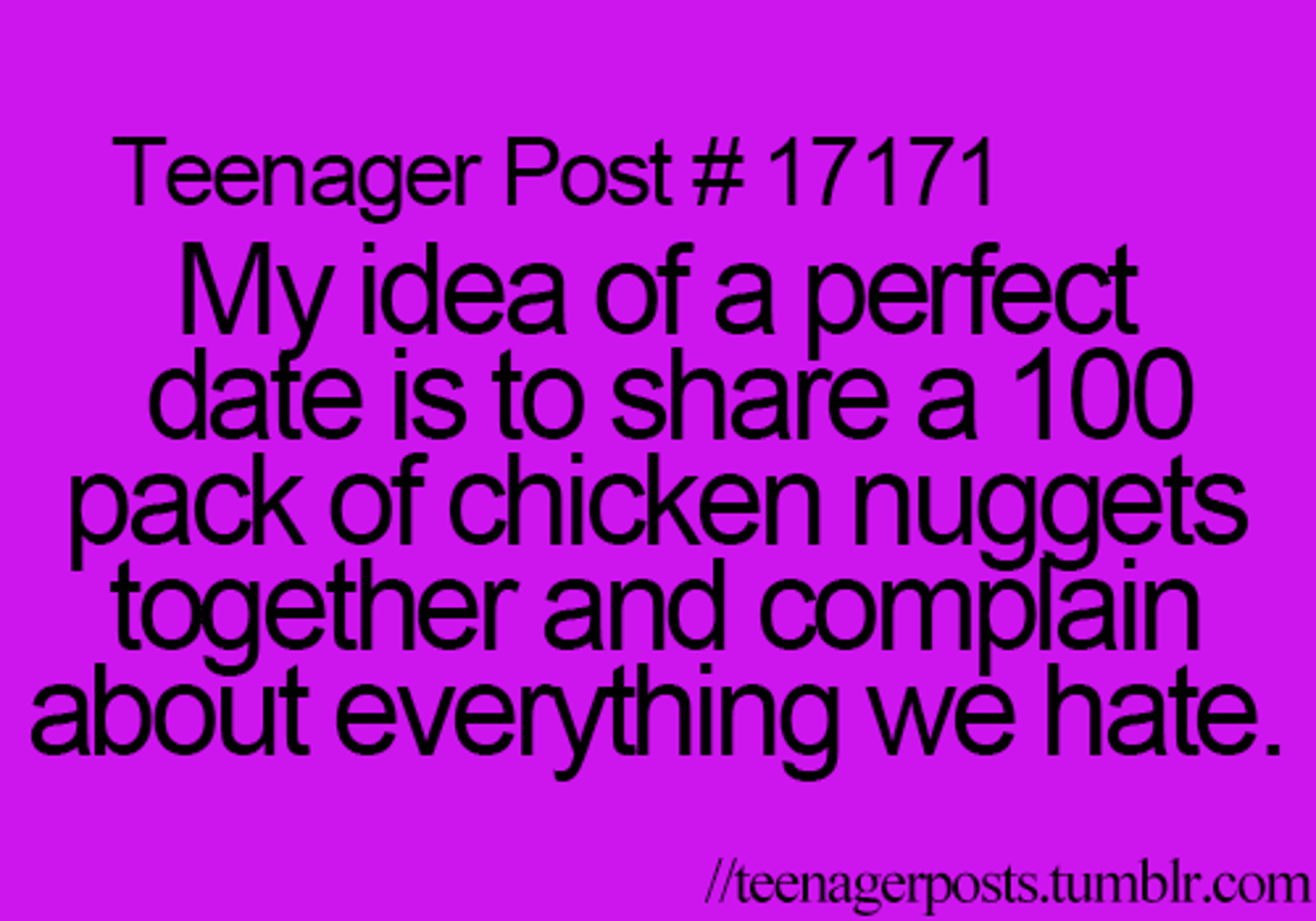 Teenager Posts Of The Week: True Friendship And The Perfect Date ...