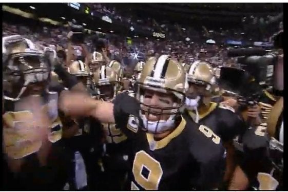 Drew Brees Teaches Saints Pre-Game Chant To New Orleans Fans (VIDEO ...