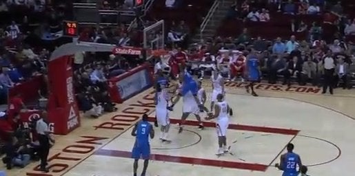Russell Westbrook Makes Monster One-Handed Dunk Against Houston (VIDEO ...