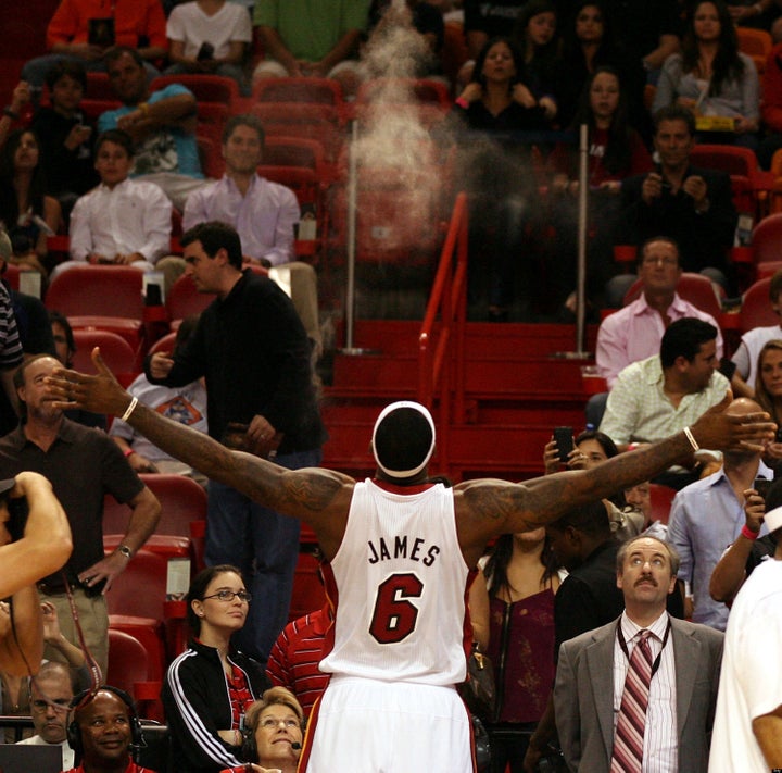 Will LeBron James Do Chalk Ritual Before Homecoming Game? | HuffPost Sports