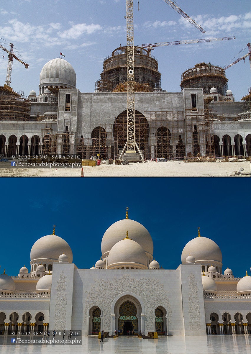 Sheikh Zayed Grand Mosque Construction