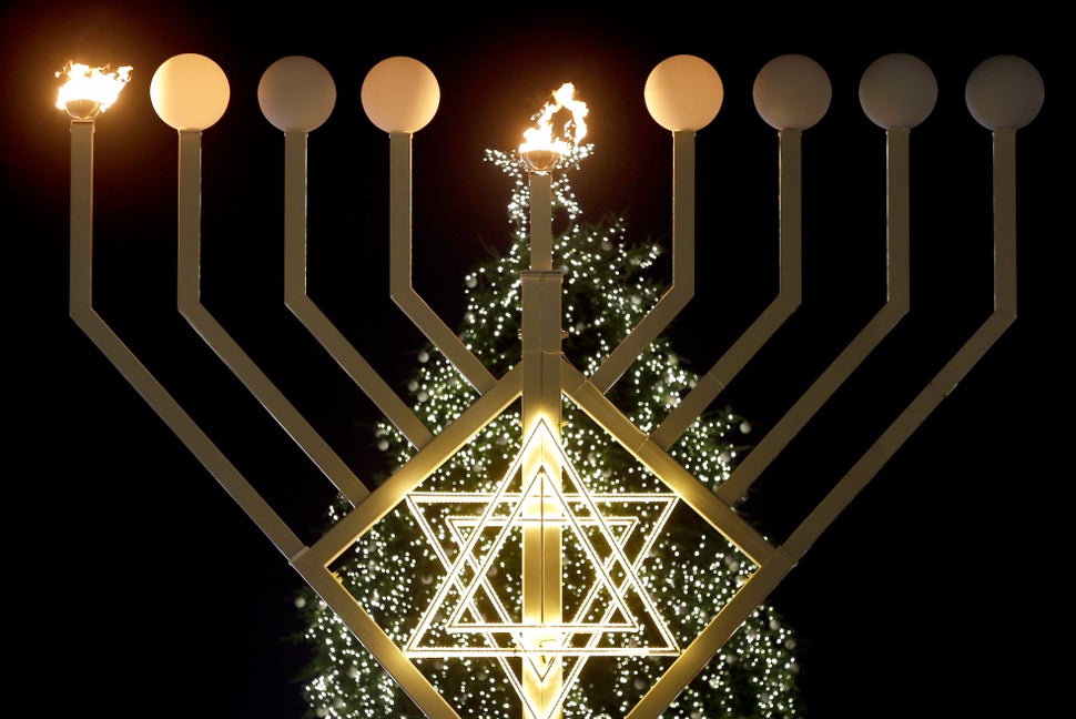 Menorahs Light Up Around The World For Hanukkah 2014 Huffpost