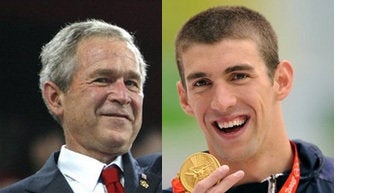 George Bush Calls Michael Phelps After His 8th Medal: Find Out What He ...
