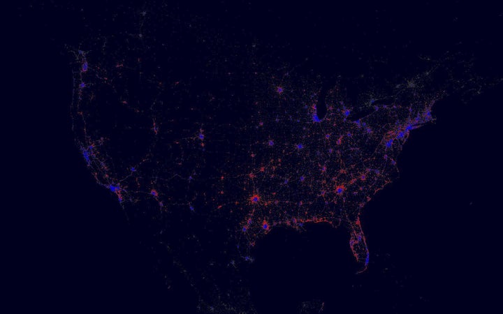 Facebook Maps Politics: Data Shows Concentration Of Democrats ...