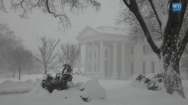 Snowmageddon Hits The White House (VIDEO) | HuffPost Latest News