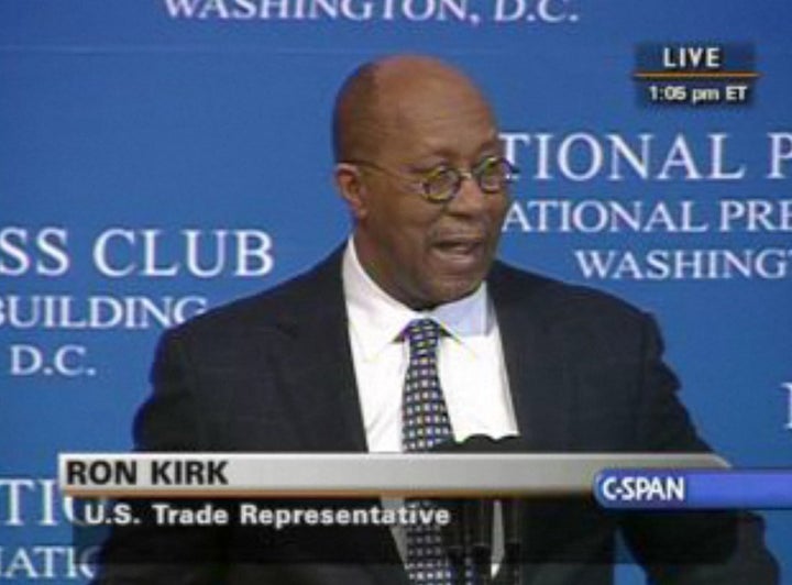 Ron Kirk, U.S. Trade Rep, Calls Chamber Of Commerce 'Part Of The ...