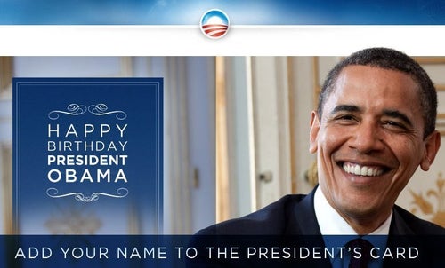 Michelle Obama Birthday Invitation