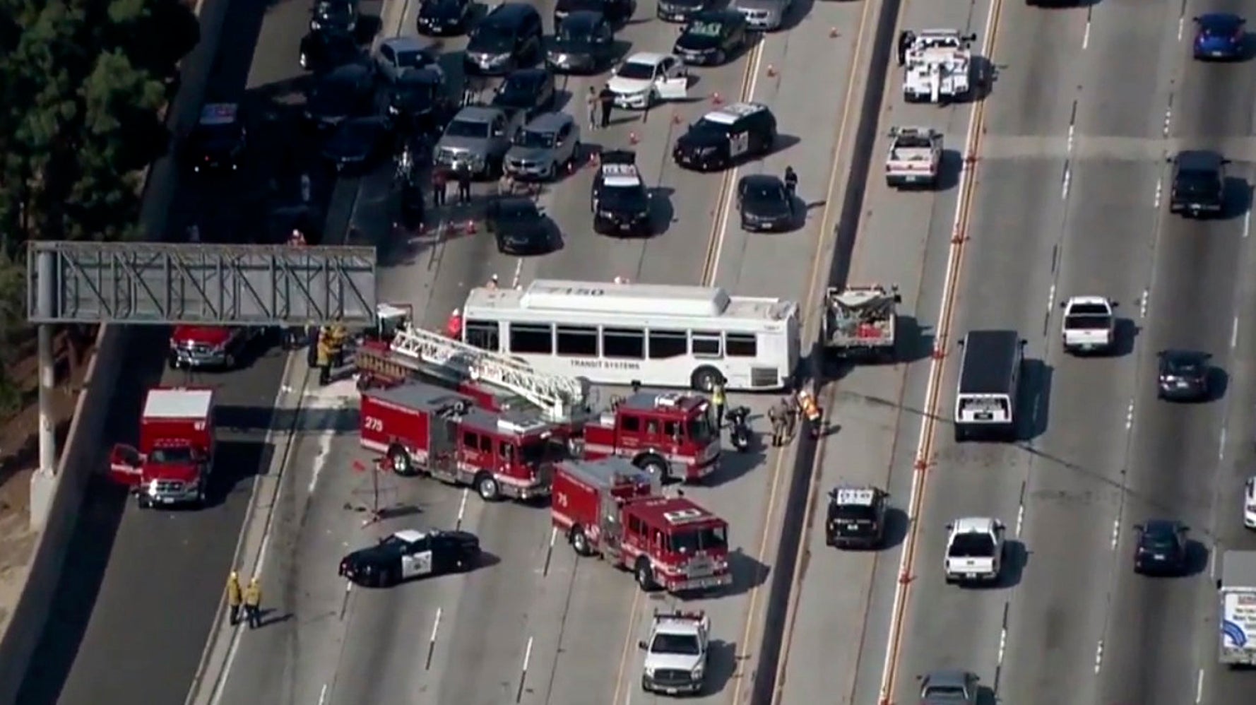 25 Hospitalized, 5 Serious, After Los Angeles Highway Crash | HuffPost