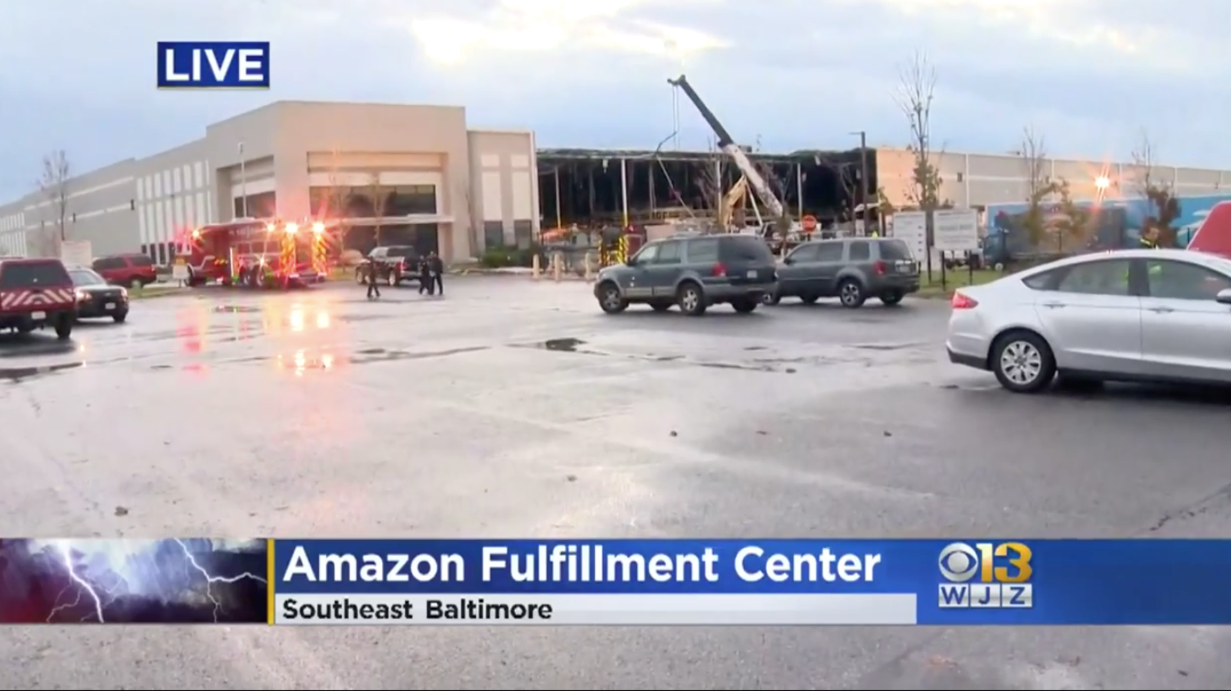 At Least 2 Dead In Building Collapse At Amazon Warehouse In Baltimore ...