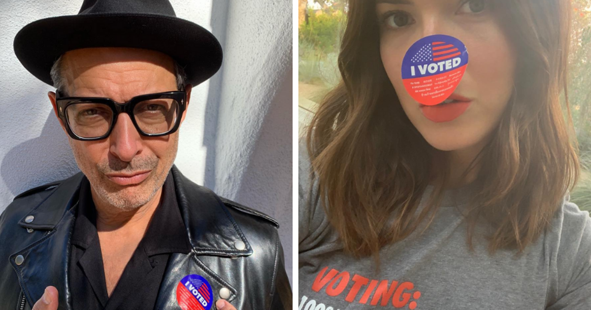 'I Voted' Stickers Are The Biggest Celebrity Accessory On Instagram ...