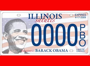 Obama License Plates: Illinois Selling Commemorative Plates For $50 ...