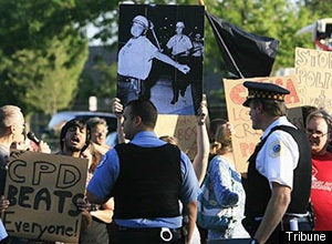 Protesters Rally As 1968 Democratic Convention Riot Police Hold Reunion ...