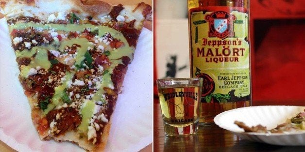 Malort Pizza? Dimo's Debuts Chicken Mole Pizza -- With A Jeppson's ...