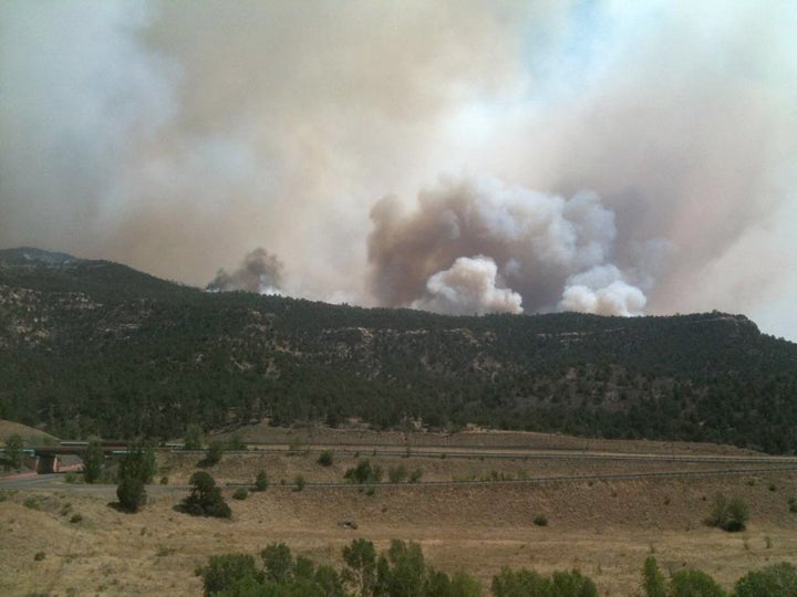 Track Fire, Burning Near Raton, New Mexico, Has Expanded Rapidly And ...