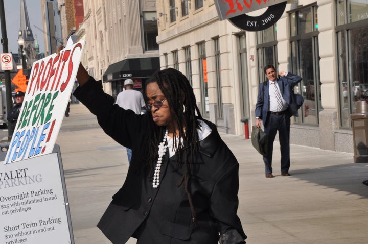 Occupy Detroit Protests Michigan CEO Summit With 'Flash Mob' | HuffPost ...