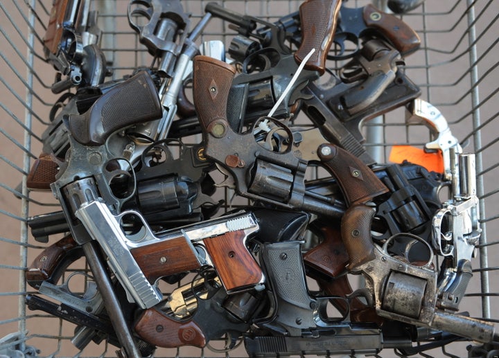Man Unloads 58 Guns At Compton Weapons Exchange | HuffPost Los Angeles