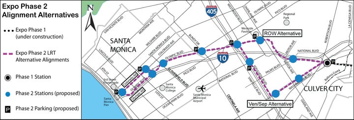 Expo Line Route To Westside Approved | HuffPost Los Angeles
