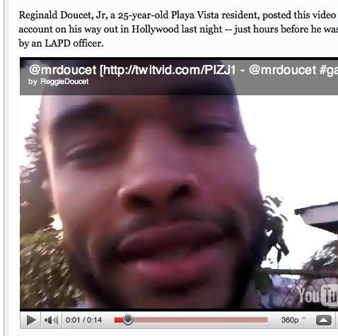 Reggie Doucet Jr., 25-Year-Old, Shot To Death By LAPD In Front Of Playa ...