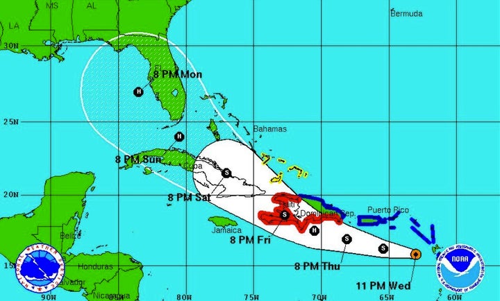 Tropical Storm Isaac: Forecast Cone Includes Miami, Florida (PHOTO ...