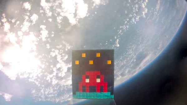 Invader Launches Mosaic Street Art Into Space For Miami Exhibition ...