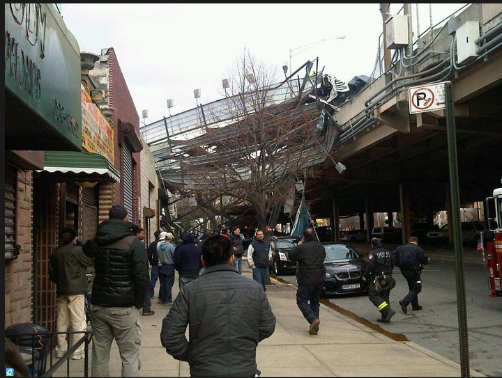 BQE Billboard Collapse Shuts Down The Brooklyn Queensboro Expressway ...